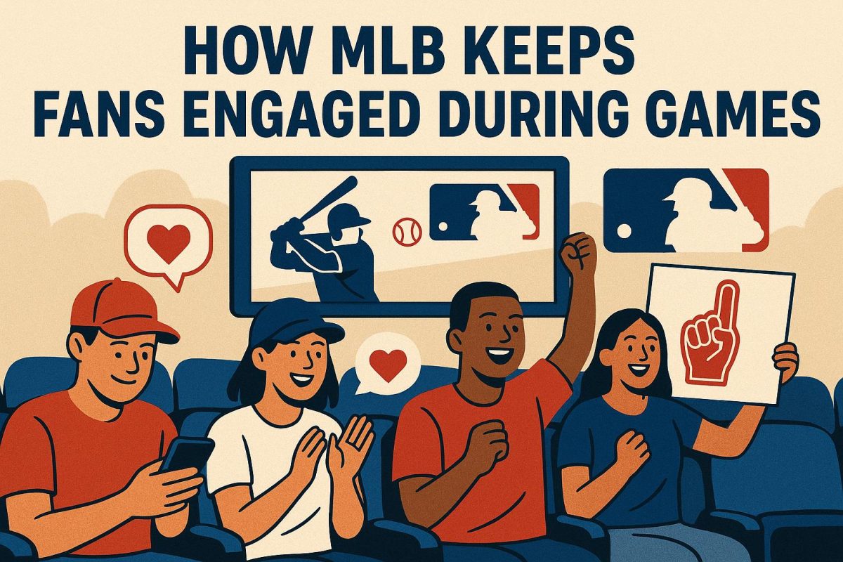 How MLB keeps fans engaged during games.